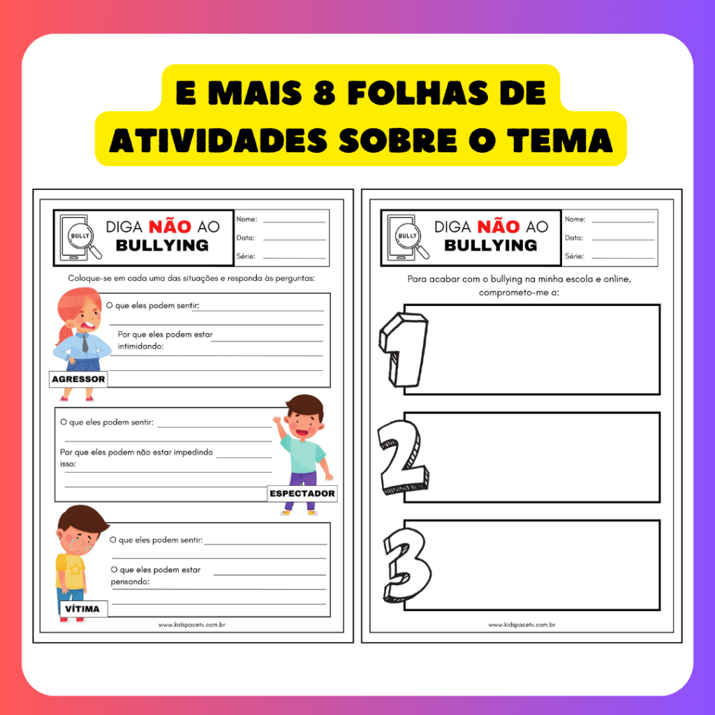 Material contra o Bullying na escola – Kidspace Tv